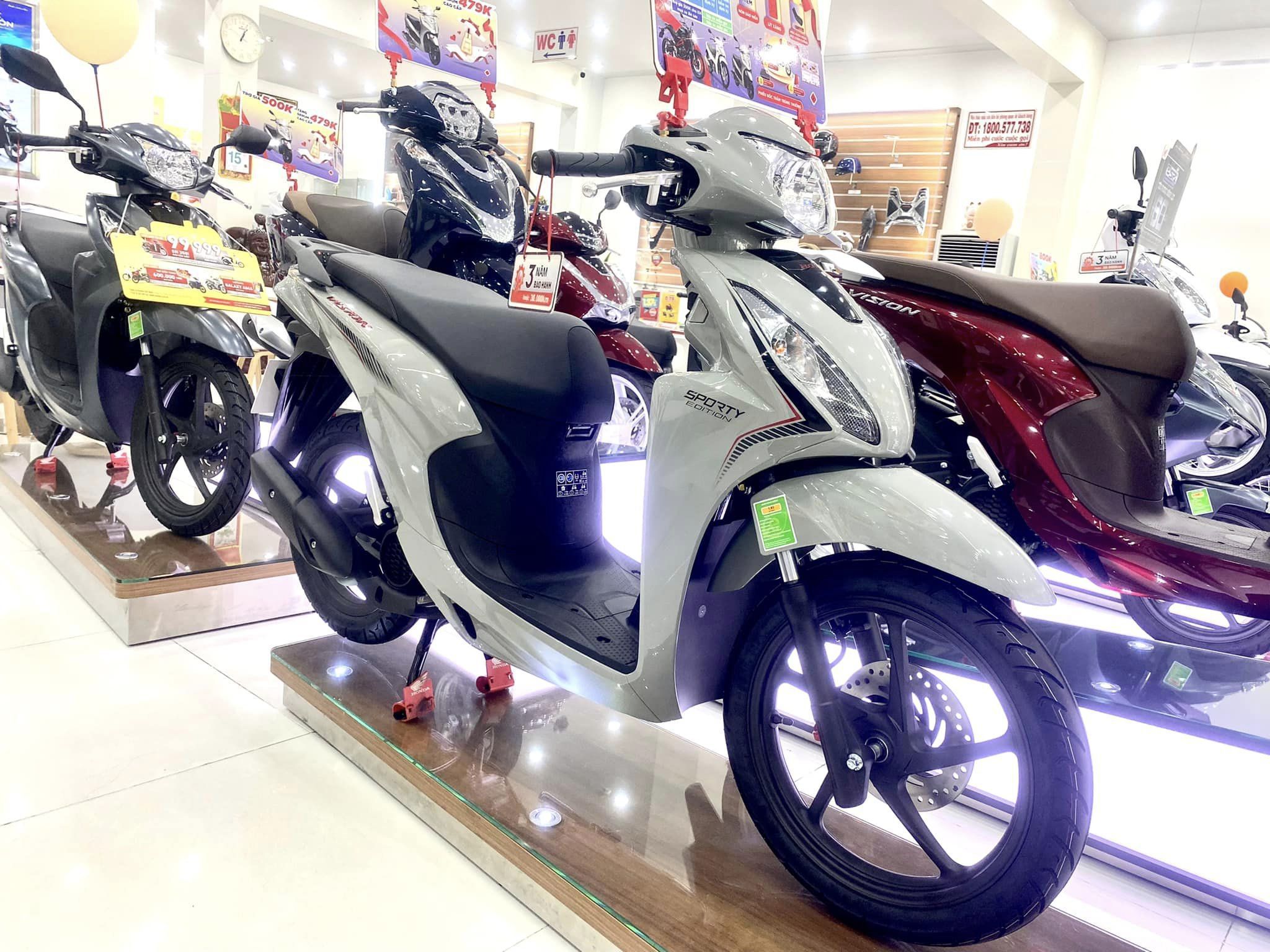 Giá xe Honda Vision 2024, phiên bản, màu, thông số (T01/2024)